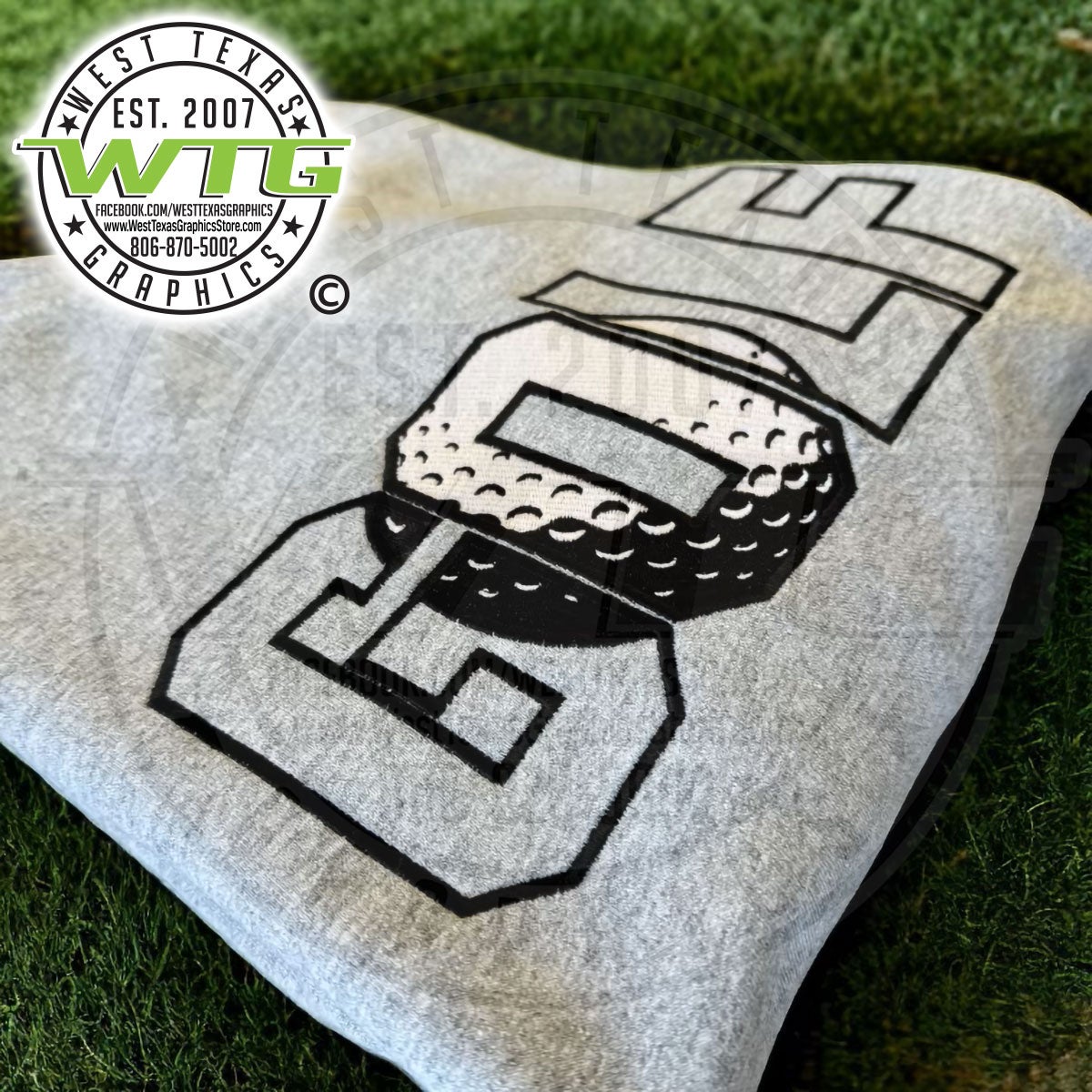 Golf Wording Embroidery File | West Texas Graphics
